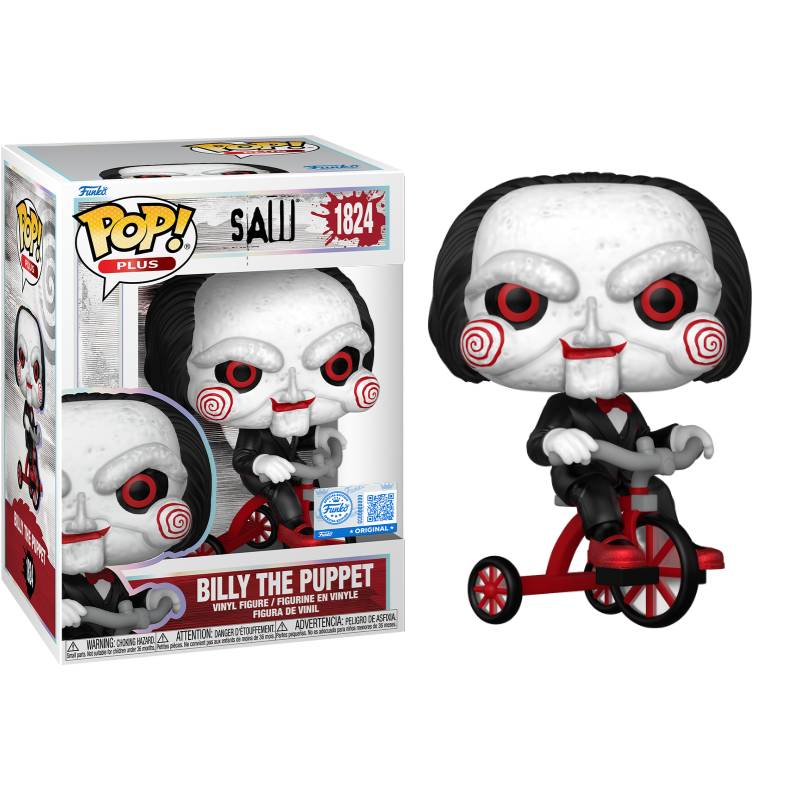 Saw: 10th Anniversary - Billy on Tricycle Pop! Plus Vinyl Figure [RS ...