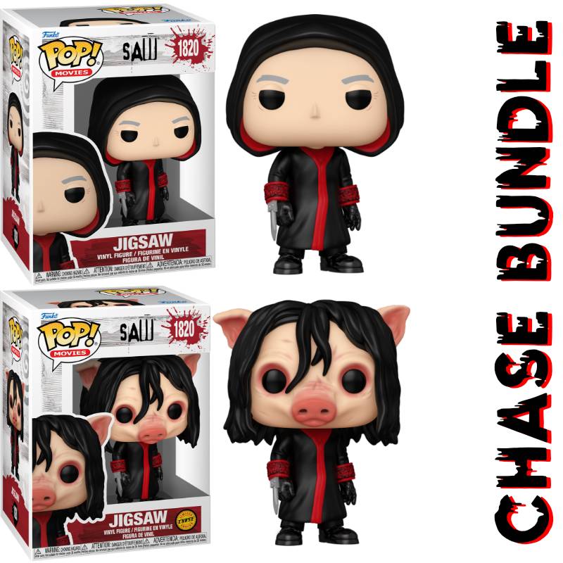 Saw: 10th Anniversary - Jigsaw Killer (Chase Bundle) Pop! Vinyl Figure – POPin Collectables